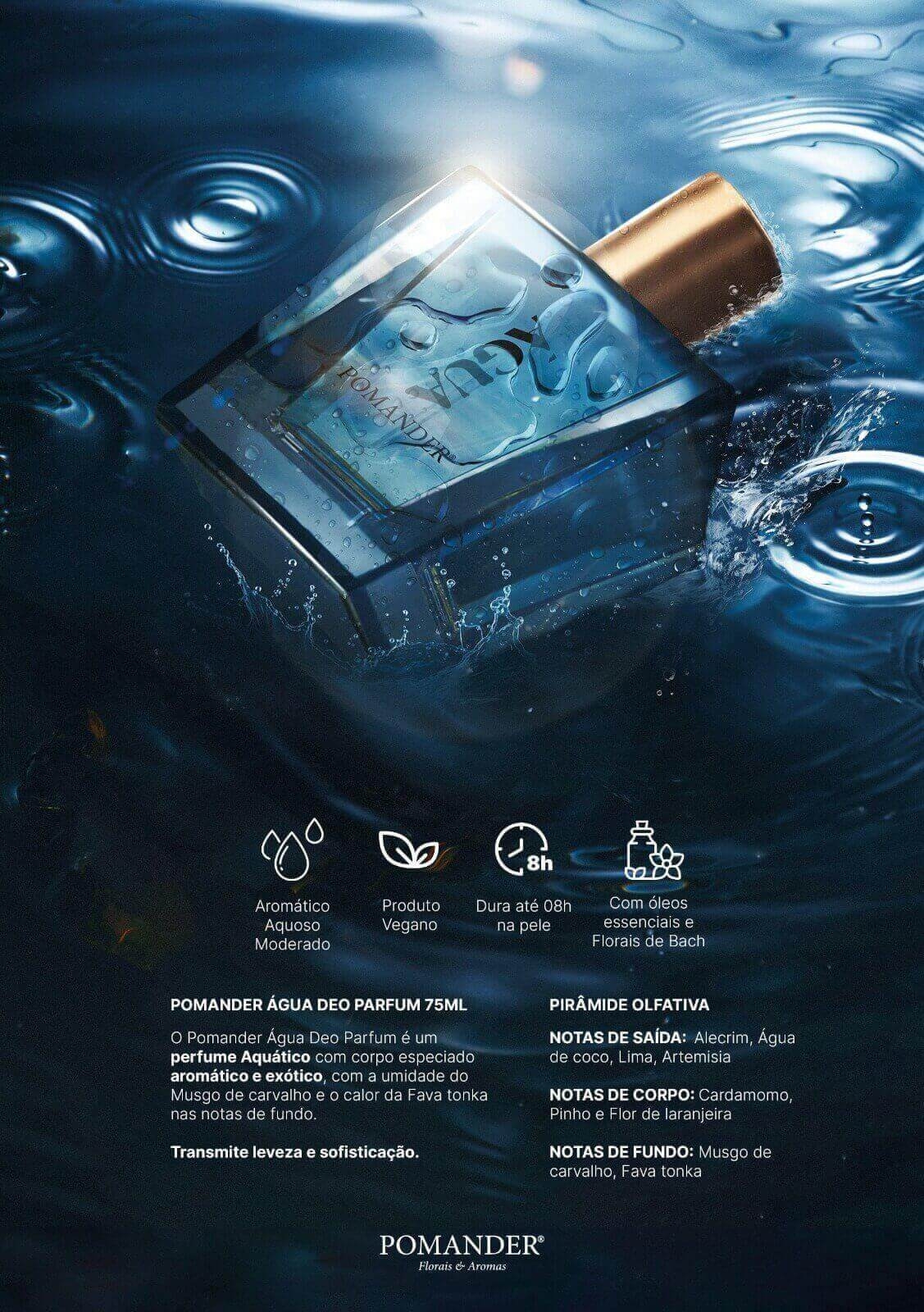 Pomander Água: Perfume Aquático com Frescor e Sofisticação | Loja Monas